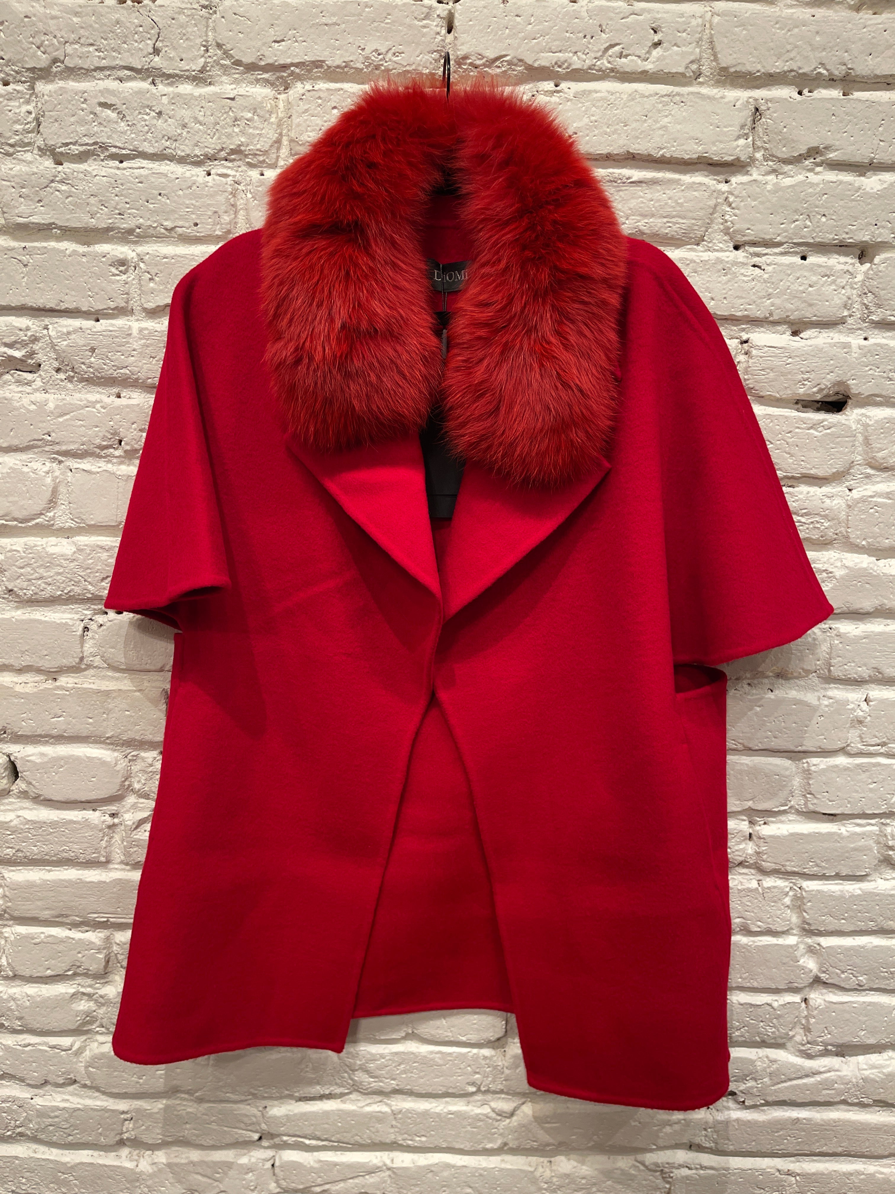 SHORT SLEEVE JACKET RED DM9049F – Hinton and Hinton