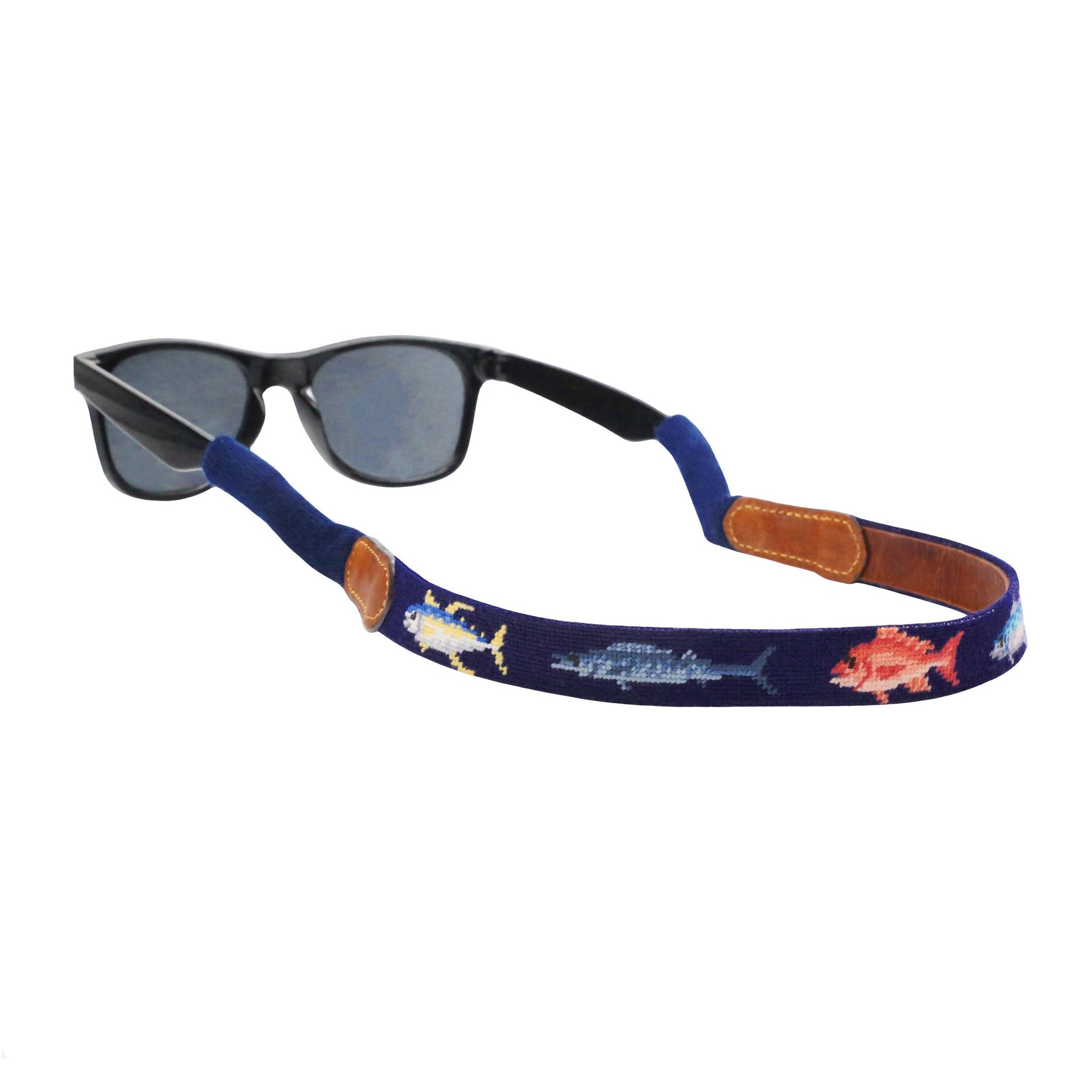 Gulf Coast Fish Sunglass Strap (Dark Navy) – Hinton and Hinton
