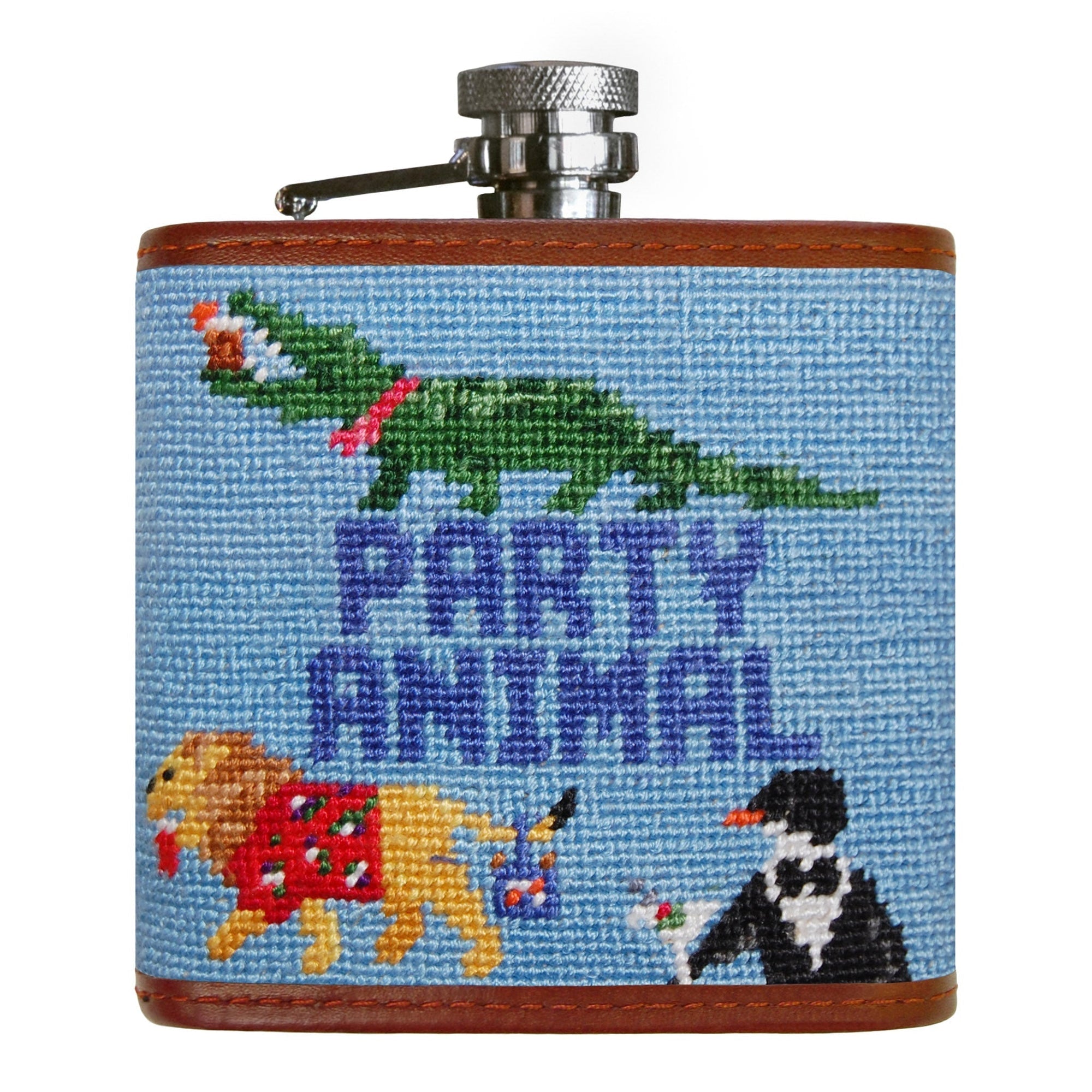 Party Animal Flask (Light Blue) – Hinton and Hinton